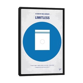 iCanvas "Limitless Minimal Movie Poster" by Chungkong Framed Canvas Print - Bed Bath & Beyond ...